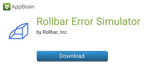 Rollbar Error Simulator For Iphone Free App Download