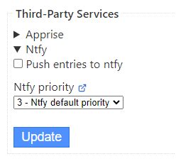 Ntfy Integration