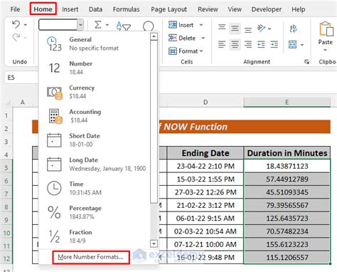Calculate Time Difference Between Two Dates In Minutes In Excel Methods