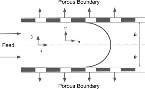 Flow Within Parallel Flat Membranes Suction At Walls Download Scientific Diagram
