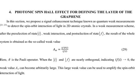 Quantized In Plane A And Transverse B Angular Shifts In Photonic Download Scientific
