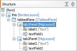Nested Classes JFormDesigner Java Swing GUI Designer