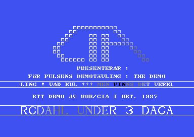 CSDb The Demo By Crackers Intelligence Association 1987 CSDb The Demo By Crackers Intelligence Association 1987