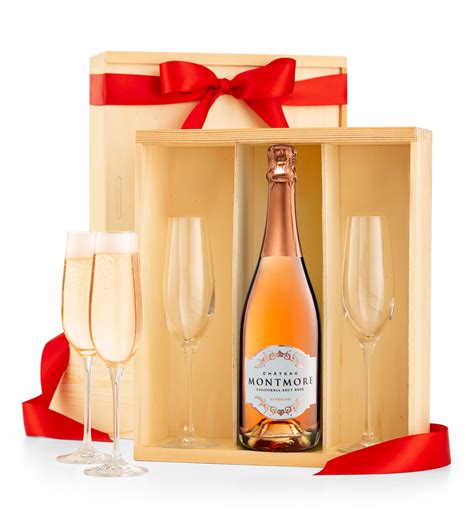 Chateau Montmore Sparkling Rosé Keepsake Toast Crate Ttree
