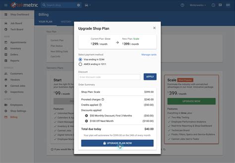 Manage Your Tekmetric Subscription Tekmetric
