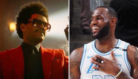 Nba The Weeknd Envoie Un Message à Lebron Il Répond