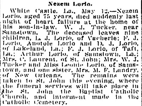 John Baptiste Nezem Lorio 1834 1911 Find A Grave Memorial