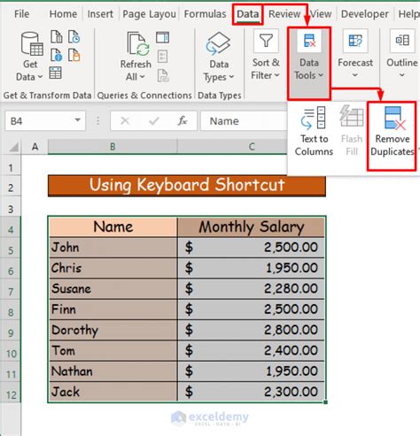 How To Undo Remove Duplicates In Excel Ways ExcelDemy