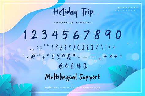 Holiday Trip Font · 1001 Fonts