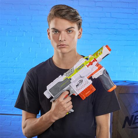 Nerf Stryfe Modulus Motorized Toy Blaster With Drop Grip Barrel