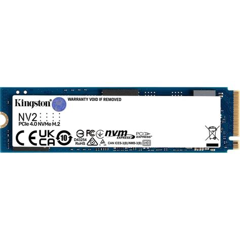 Kingston Nv2 1tb Ssd Pcie 40 Nvme Gen 4x4 Pccomponentespt