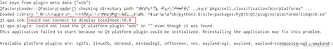 解决qtqpaplugin Could Not Load The Qt Platform Plugin Xcb In Even Though It Was Found 爱代码爱编程