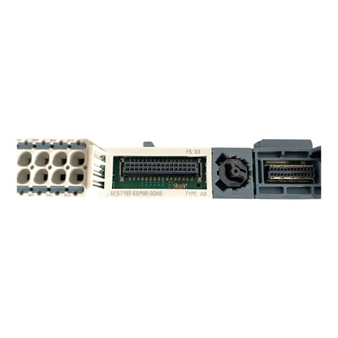 Siemens 6es7193 6bp00 0da0 Simatic Et 200sp Baseunit Fs03 Used