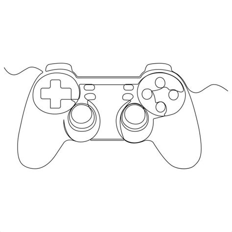 Game Controller Outline Vector Art Icons And Graphics For Free Download