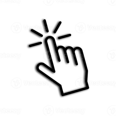 Finger Hand Cursor Icon Click Symbol Cursor 33536797 Png