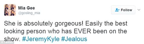 Viewers Stunned Over Best Looking Jeremy Kyle Guest Daily Mail Online