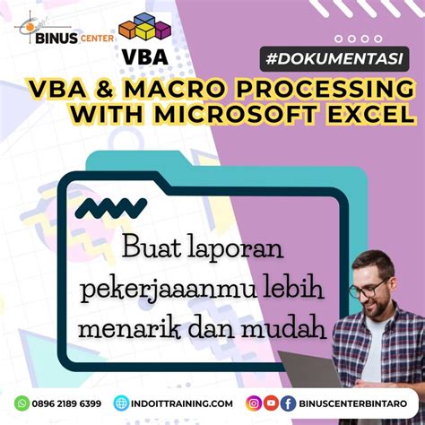 dokumentasi kelas vba and macro processing with microsoft excel binus