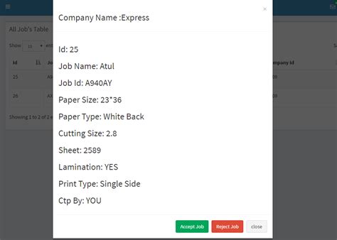 Php Load Different Data In Popup On Buttotn Click For Different Rows
