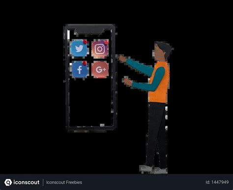 Free Social Media Notifications Logo Illustration Free Download