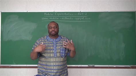 Modular Exponentiation Part 2 Method Of Fast Modular Multiplication