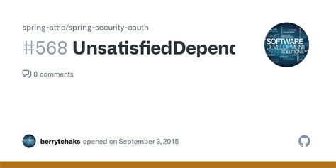 Unsatisfieddependencyexception · Issue 568 · Spring Atticspring Security Oauth · Github