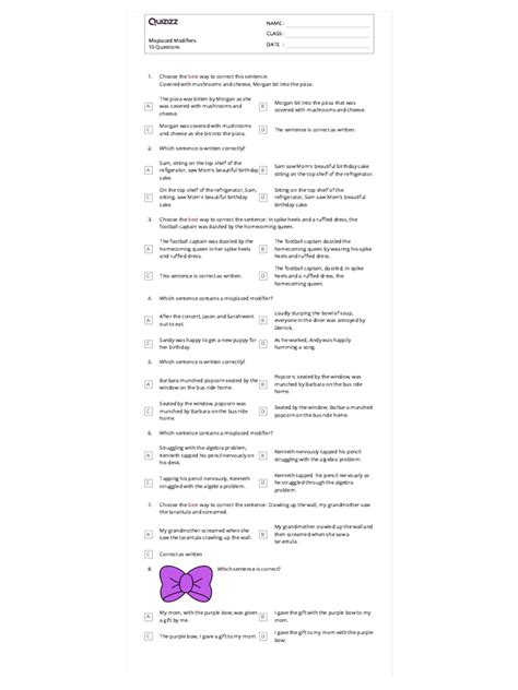 Misplaced Modifiers9 Pdf