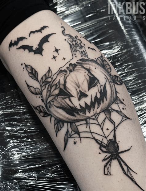 Pumpkin Tattoo Designs For Females