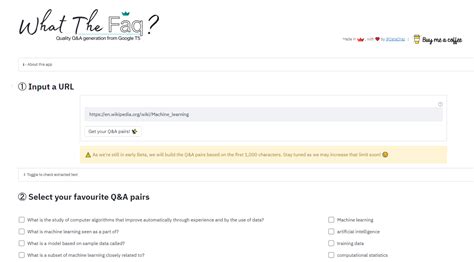 Generate Faqs For Your Pages Automatically With What The Faq Show The Community Streamlit