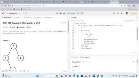 Prasadam Guruprasad On Linkedin Dsa Binarysearchtree Problemsolving
