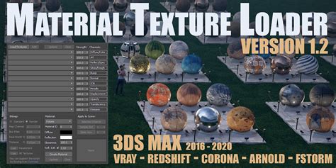 Material Texture Loader V12 Pbr Workflow Script For 3ds Max Plugins Reviews And Download