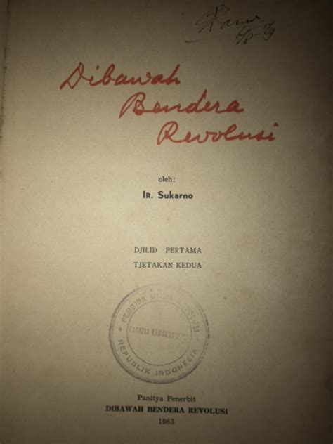 Harga Buku Dibawah Bendera Revolusi Koleksi Gambar