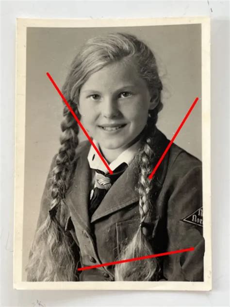 Foto Portrait M Dchen Bdm M Del Z Pfe Nord Nordmark Passfoto Top Eur Picclick De