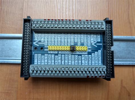 raspberry pi gpio breakout board din rail mounting plate by the