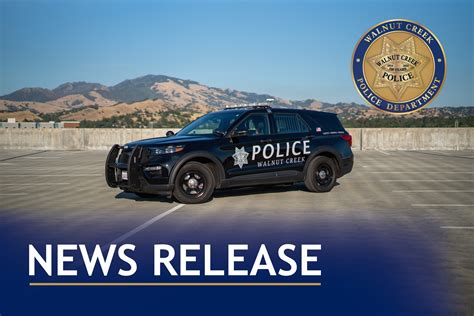 Walnut Creek Police Department We Are Extremely Happy To Let Everyone