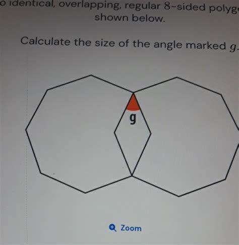 Solved O Identical Overlapping Regular 8 Sided Polyg Shown Below