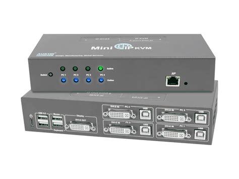 Ip D104 4 Port Dvi D Mini Ip Kvm