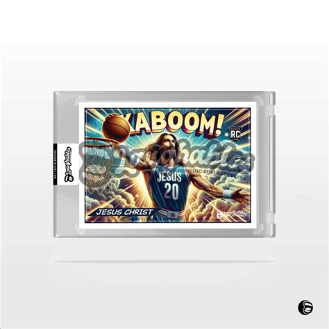 Jesus Christ Kaboom Custom Art Trading Card Novelty Etsy