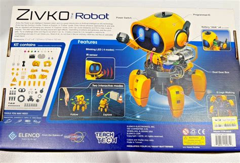Teach Tech Zivko The Robot Kit Ebay