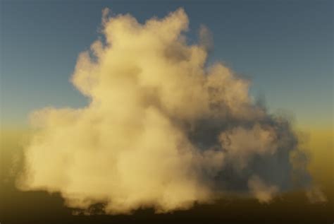 Cloud Rendering In Cycles Study Using The Horizon Zero Dawns Volume