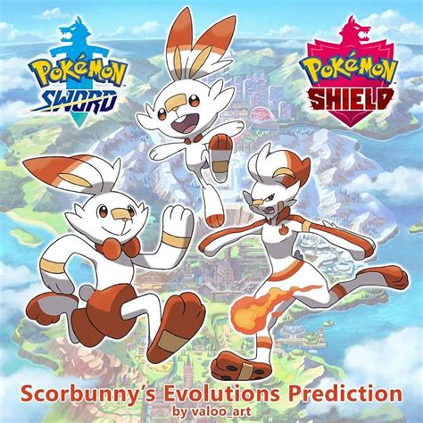 And Heres My Take On Scorbunnys Evolution Line Which Is Based On The