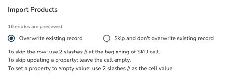 Product Importexport Via Csv Pipe17 Help Center