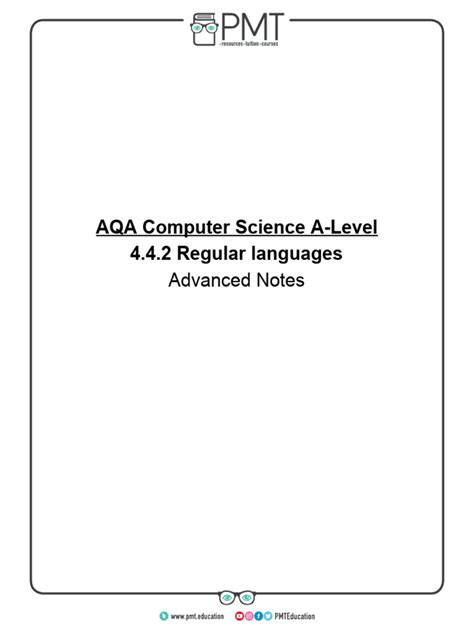 42 Regular Languages Pdf Set Mathematics Regular Expression