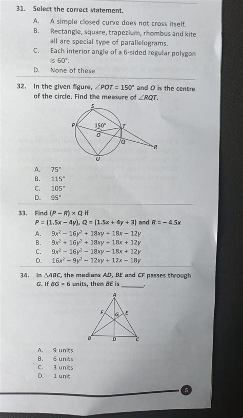 Select The Correct Statement A A Simple Closed Curve Does Not Cross Its