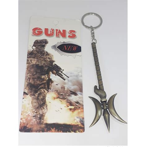 Chaveiro Lol League Of Legends Jax Arma Tridente Coleções Geek Shopee