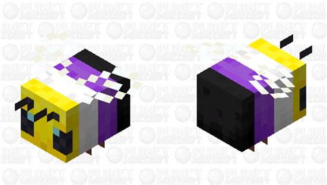 Non Binary Bee Minecraft Mob Skin
