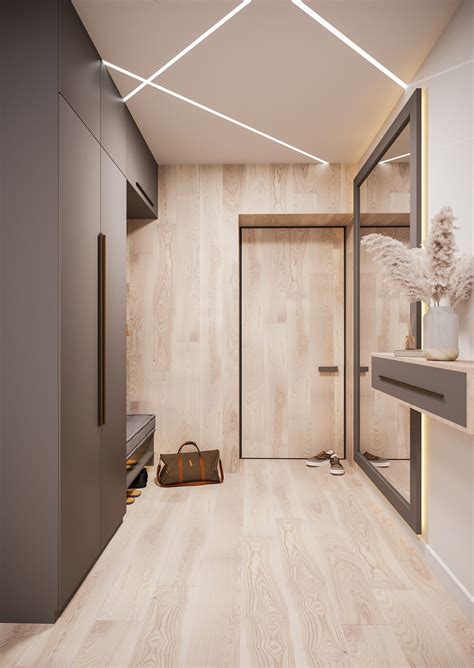 прихожая в эко стиле | Behance :: Behance