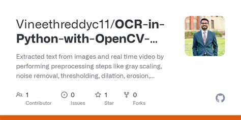 Github Vineethreddyc11ocr In Python With Opencv Tesseract And