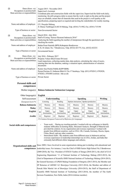 Cv Font 10 Pdf