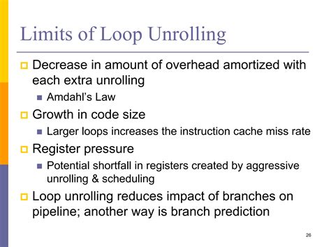 instruction level parallelism compiler techniques pptx