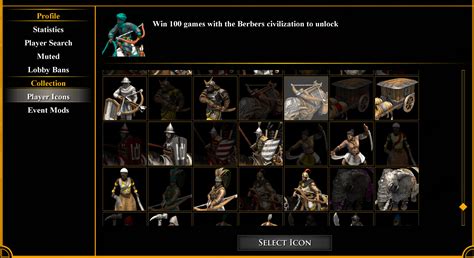 do unique unit icon collection count games against ai unranked r aoe2